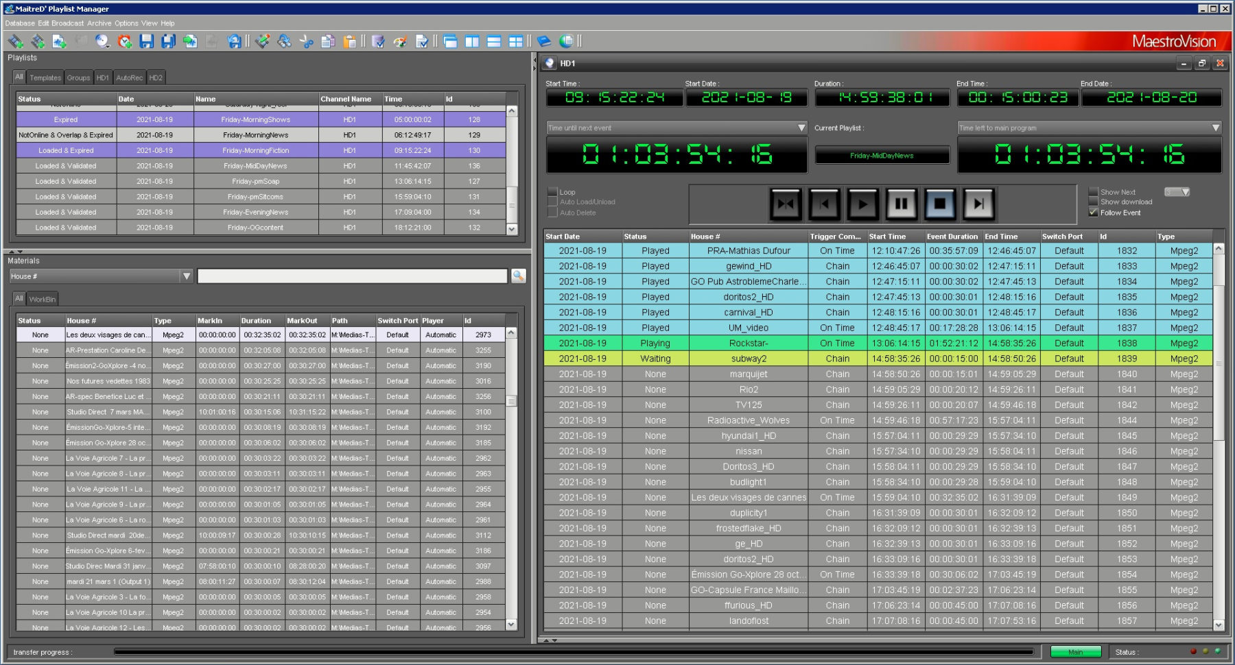 Playlist Manager - MaestroVision - Audio & Video Management Solutions