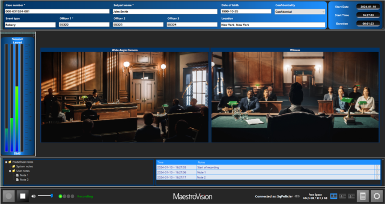 MaestroVision Solutions for Courtrooms – Court Recording Systems