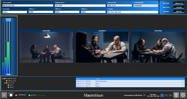 Police Interview Recording Software